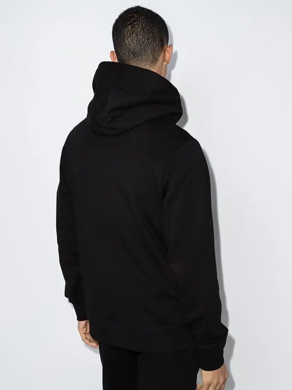 Canada Goose Huron Logo-patch Hoodie - Black