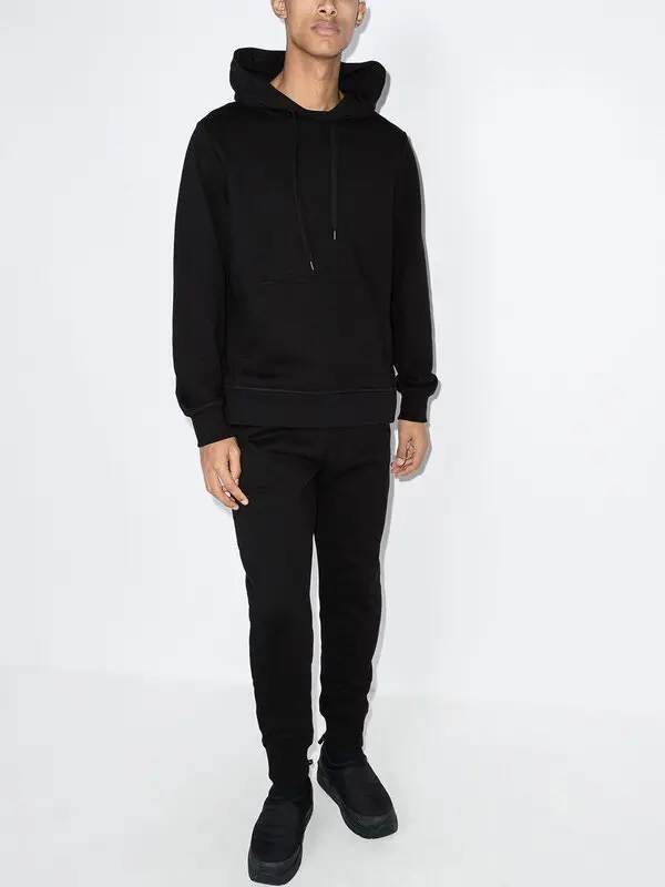 Canada Goose Huron Logo-patch Hoodie - Black