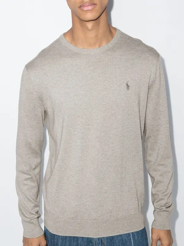 Polo Ralph Lauren Polo Pony Crew Neck Jumper - Grey