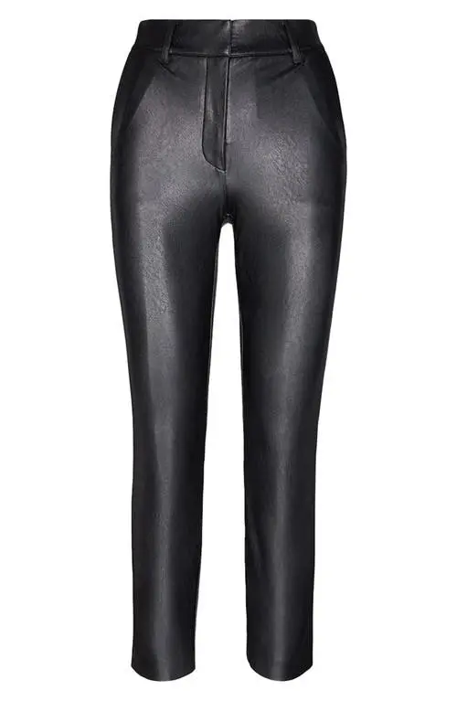 Commando Faux Leather Tapered Trousers