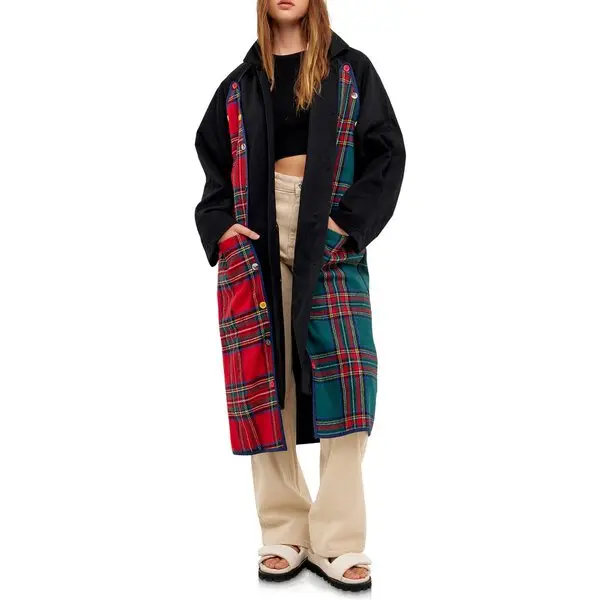 GREY LAB Longline Reversible Coat