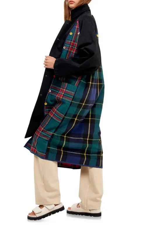 GREY LAB Longline Reversible Coat
