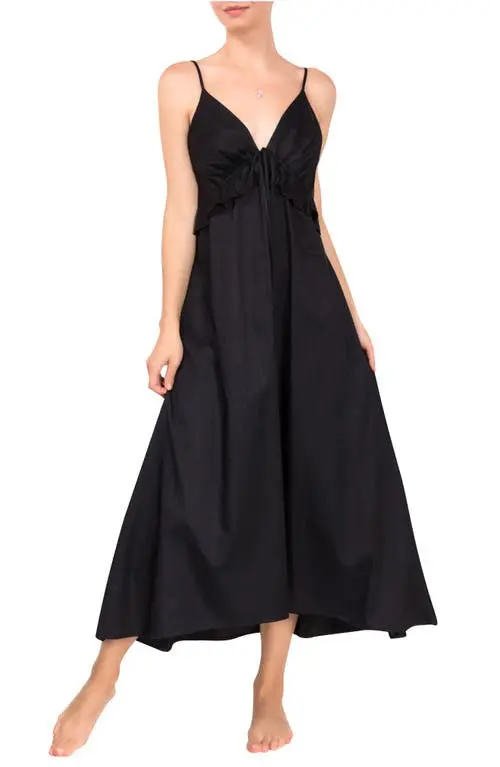 EVERYDAY RITUAL Sophia Nightgown - Black