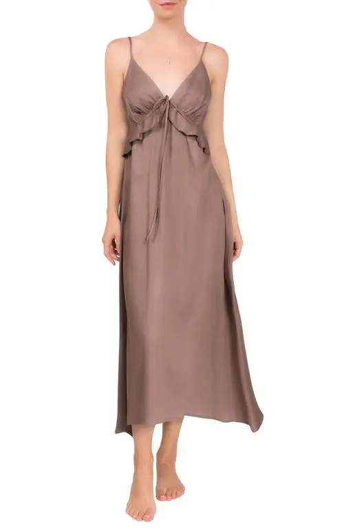 EVERYDAY RITUAL Sophia Nightgown - Chocolate