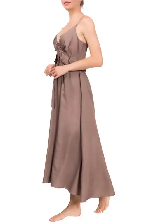 EVERYDAY RITUAL Sophia Nightgown - Chocolate