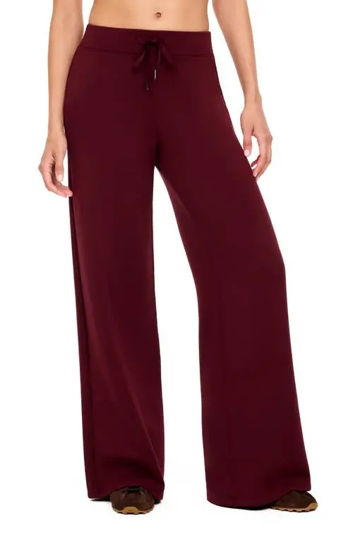 Spanx Airessentials Wide Leg Pants - Vino