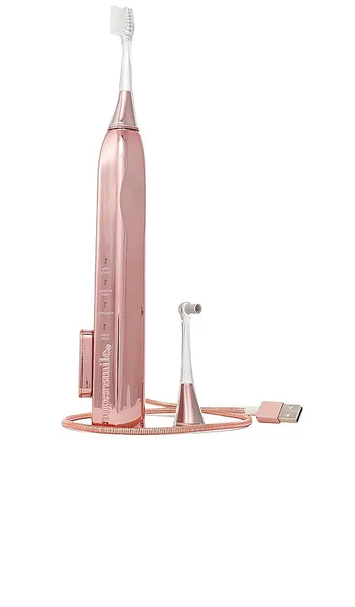 SUPERSMILE Zina45 Sonic Pulse Toothbrush With Case - Chrome Rose Gold