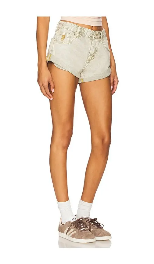 ONETEASPOON Bandits Low Waist Denim Short - Antique Khaki
