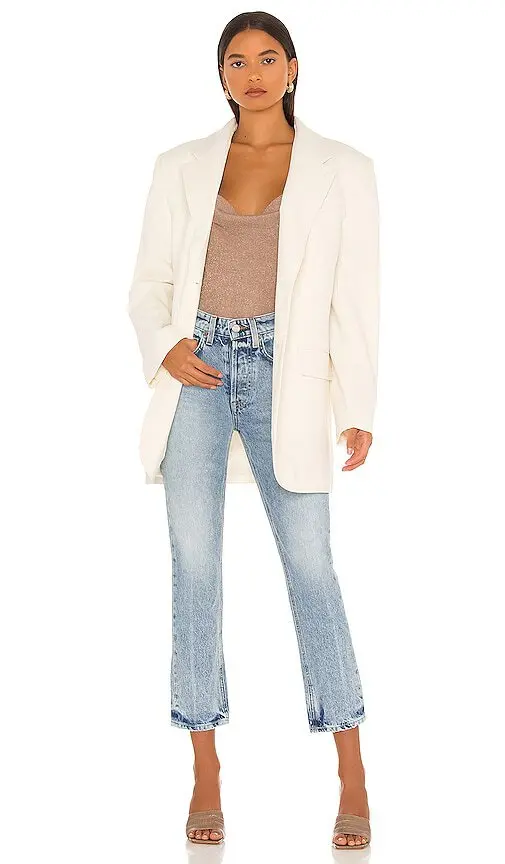 525 America Cowl Neck Tank In Taupe