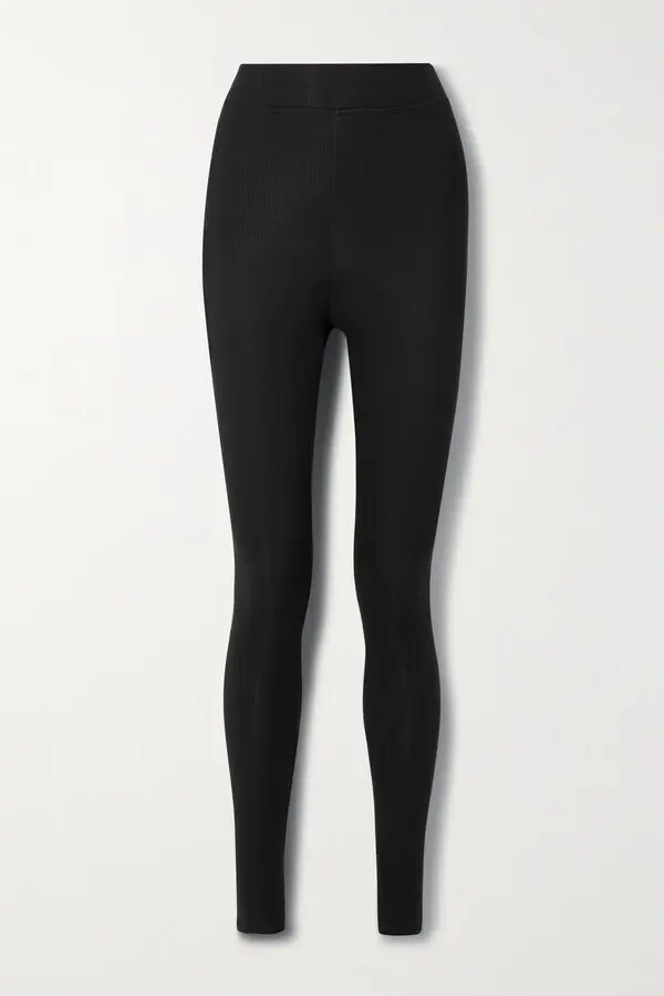 ATM Anthony Thomas Melillo Ribbed Stretch-modal Jersey Leggings