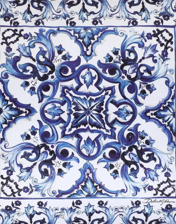 Dolce & Gabbana Duchesse Cotton Cushion Medium - Multicolor