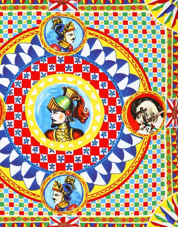 Dolce & Gabbana Canvas Cushion Small