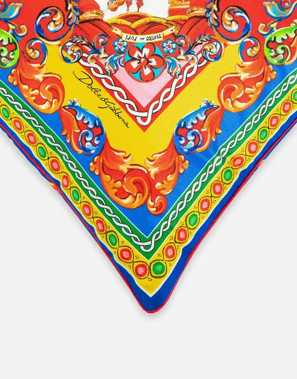 Dolce & Gabbana Silk Twill Cushion Medium