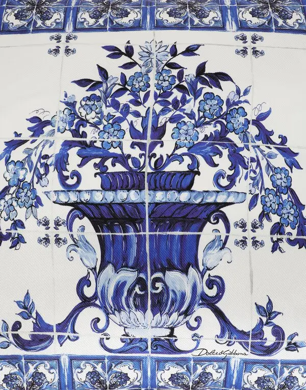 Dolce & Gabbana Silk Twill Cushion Small