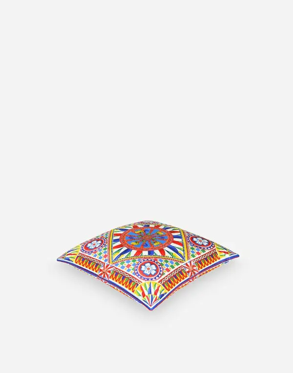 Dolce & Gabbana Silk Twill Cushion Small