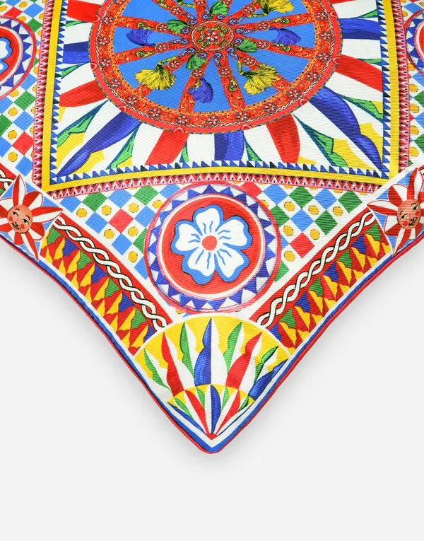 Dolce & Gabbana Silk Twill Cushion Small