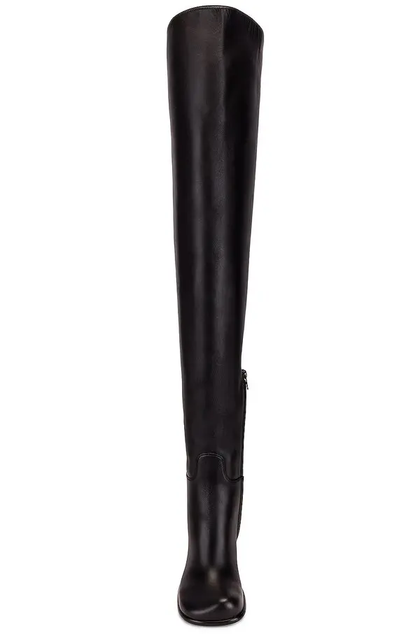Bottega Veneta Leather Thigh High Boots