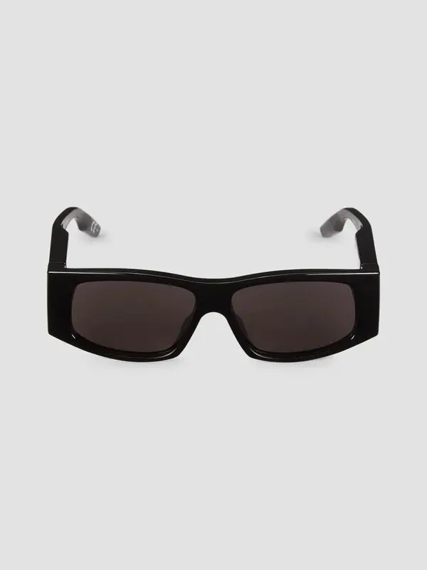 Balenciaga 56mm Rectangular Led Sunglasses