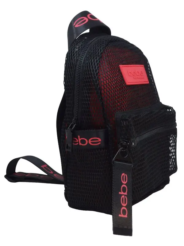 Bebe Manny Small Backpack With Mask In Black/Navy - Black  display picture 1