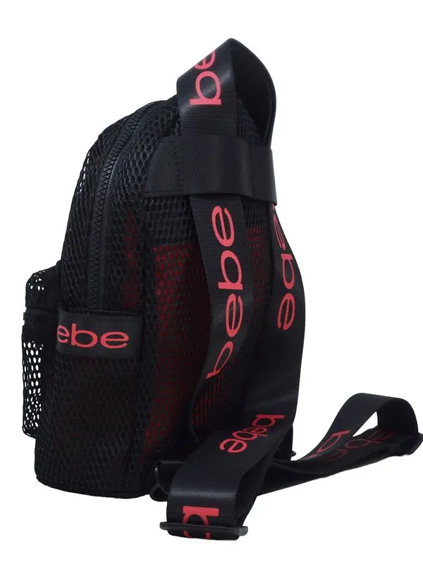 Bebe Manny Small Backpack With Mask In Black/Navy - Black  display picture 2