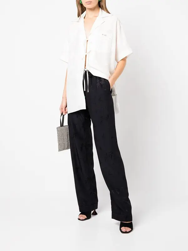 Alexander Wang Jacquard Pajama-style Shirt - White