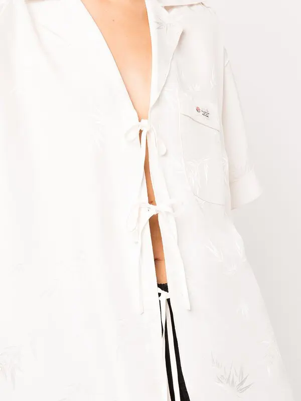 Alexander Wang Jacquard Pajama-style Shirt - White