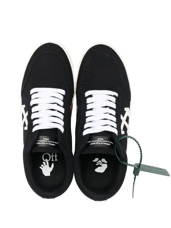 Off-White Vulcanized Low-top Sneakers - Black