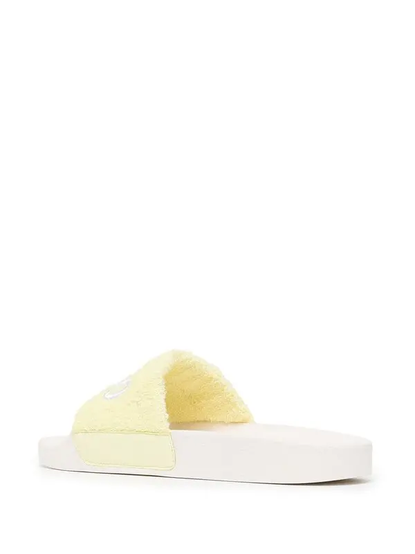 Senso Elly Logo-embroidered Slides - Yellow
