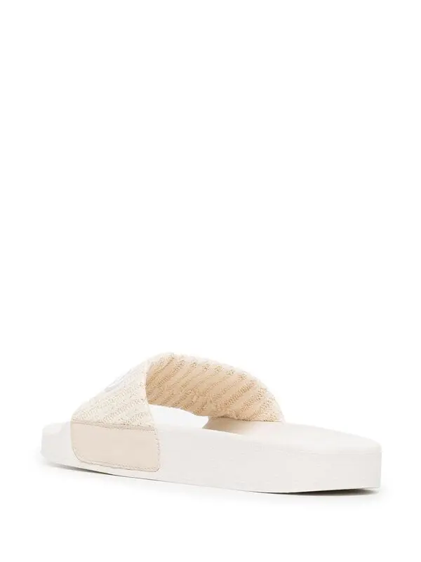 Senso Elly Ii Logo-embroidered Slides - Neutrals