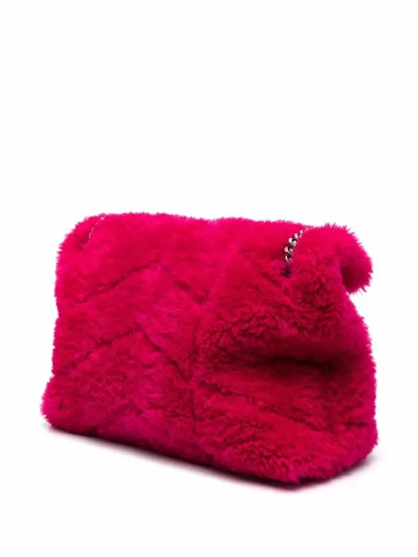 Saint Laurent Lou Lou Puffer Quilted Shoulder Bag