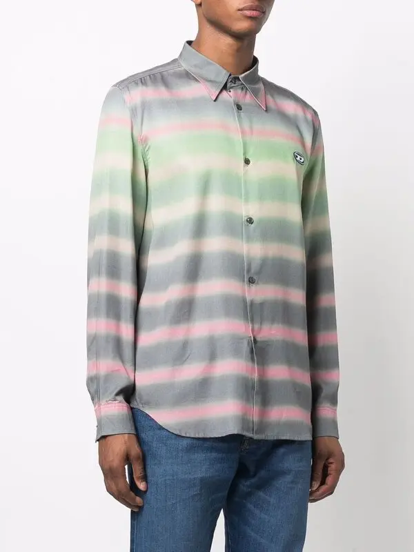 DIESEL® Striped Button-up Shirt