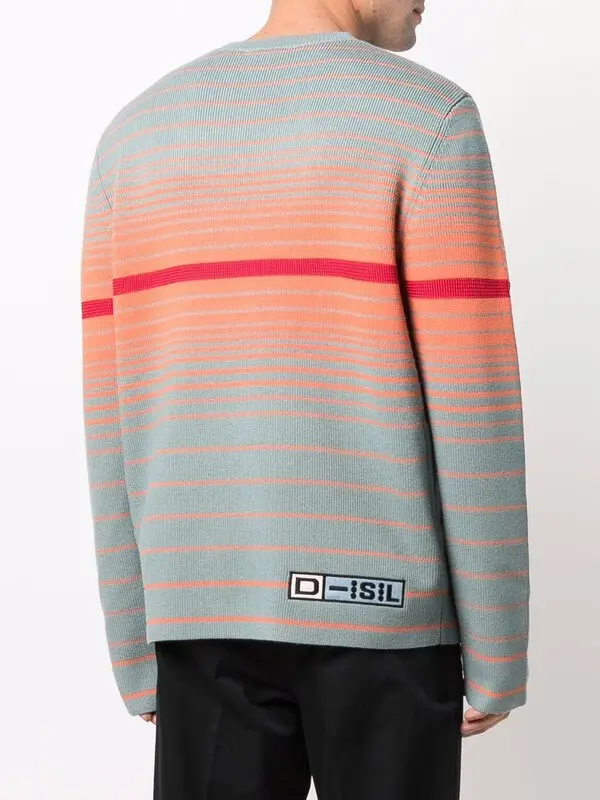 DIESEL® Knitted Striped Jumper