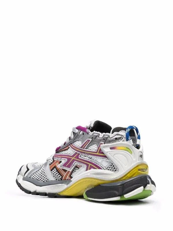 Balenciaga Runner Panelled Low-top Sneakers - White