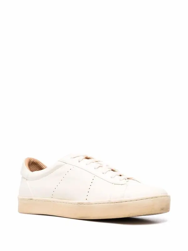 Eleventy Low-top Leather Sneakers