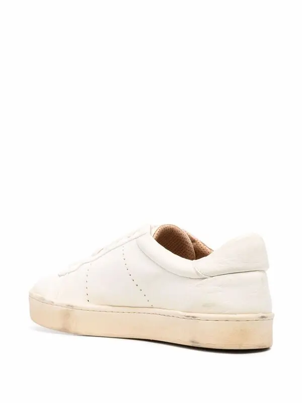 Eleventy Low-top Leather Sneakers
