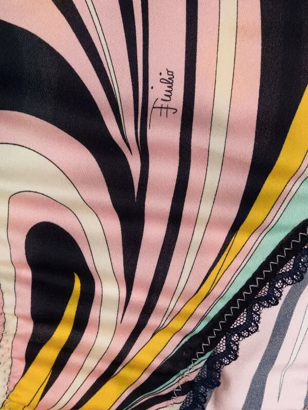 Emilio Pucci Onde-print Tanga Briefs