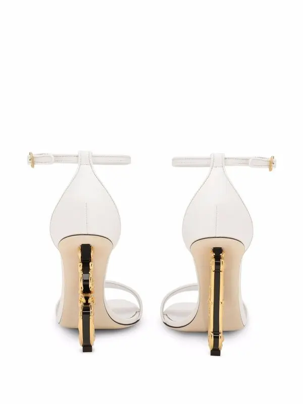 Dolce & Gabbana Baroque Dg 105mm Leather Sandals