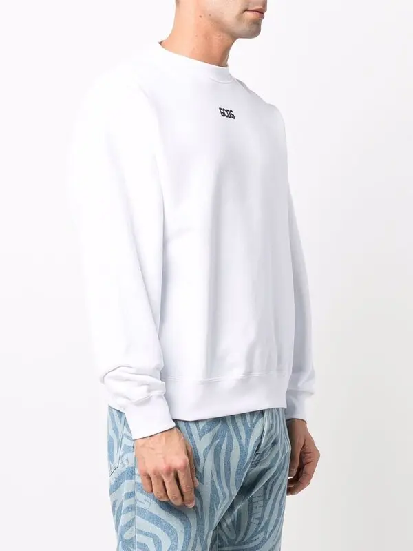 Gcds Logo-print Crew Neck Sweatshirt