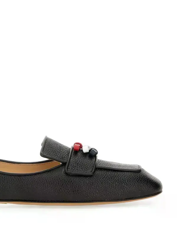 Thom Browne Three-bow Almond-toe Loafers