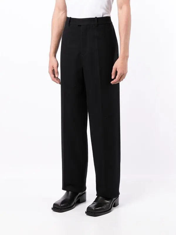 Off-White Mid-rise Tailored Trousers - Black