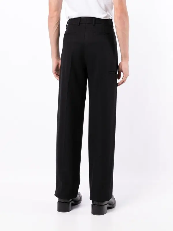 Off-White Mid-rise Tailored Trousers - Black