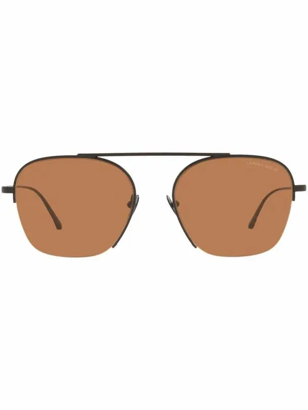 Giorgio Armani Pilot-frame Sunglasses - Black
