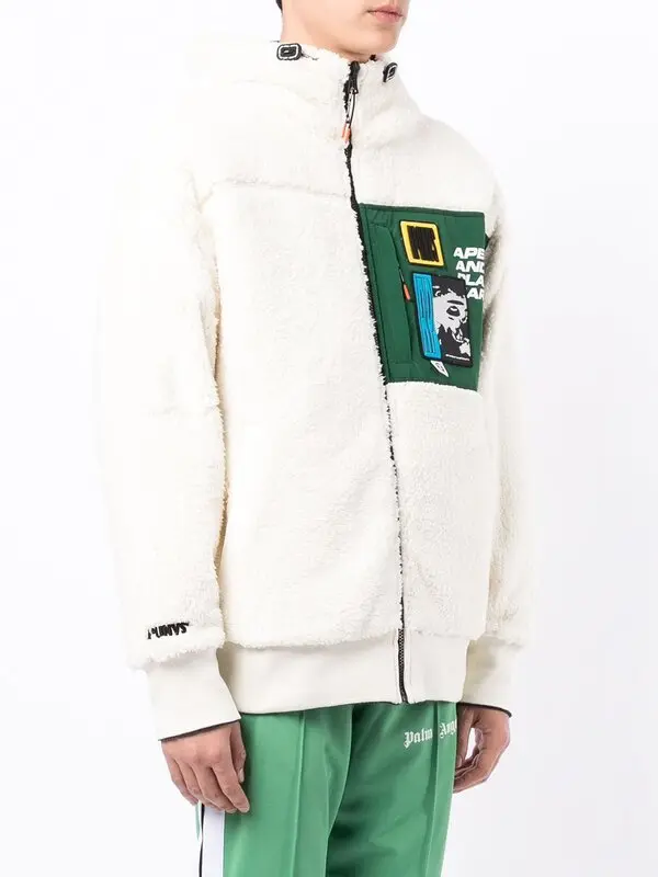 AAPE BY *A BATHING APE Reversible Fleece Hoodie
