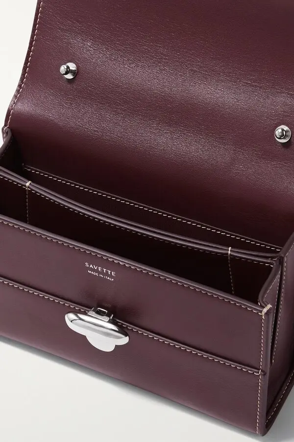 Savette Symmetry 19 Leather Shoulder Bag