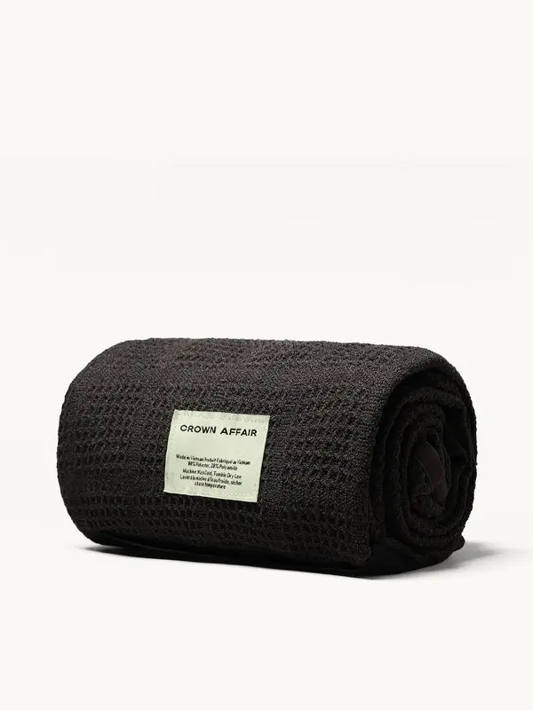 CROWN AFFAIR The Towel - Black