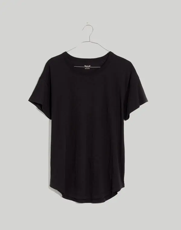 Madewell Whisper Cotton Ribbed Crewneck Tee