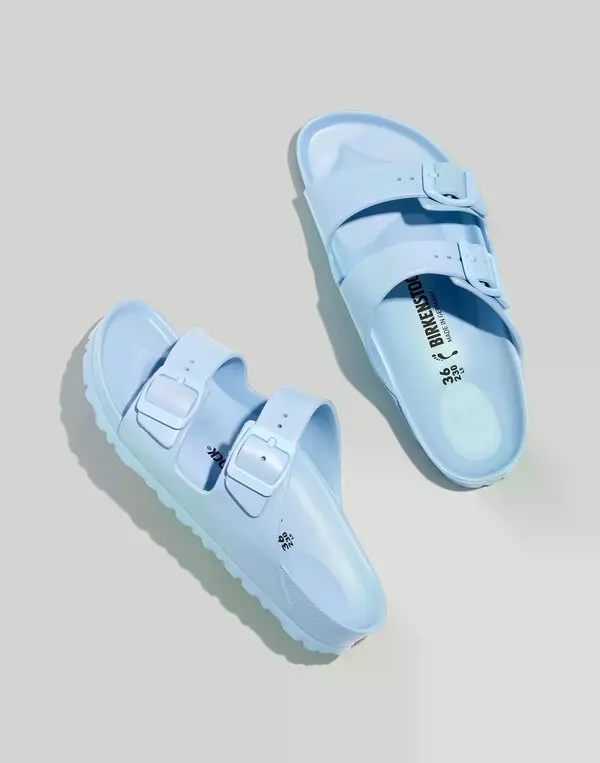 Madewell Arizona Eva Sandals - Dusty Blue