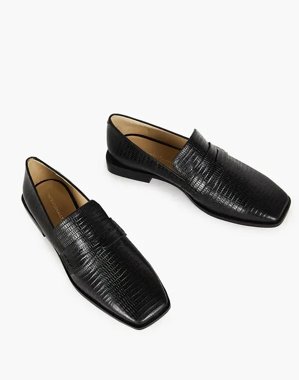 Madewell Intentionally Blank Leather Ohara Loafers