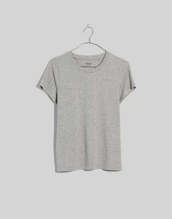 Madewell Northside Vintage Tee - Light Hthr Grey