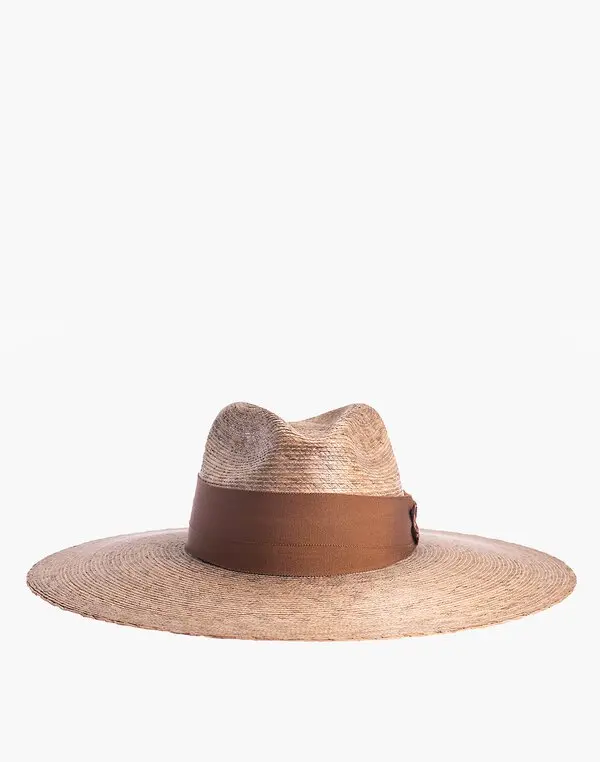 Madewell Asn Straw Riviera Wide-Brimmed Hat - Brown  display picture 2